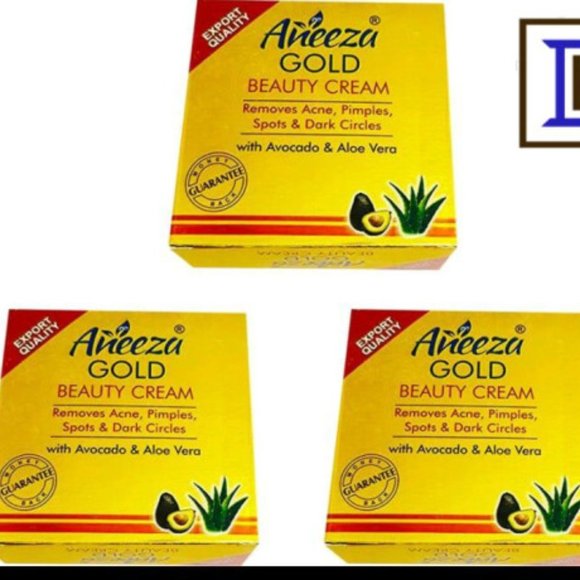 Skincare | Aneeza Gold Beauty Cream With Aloe Vera And Avocado Extract ...
